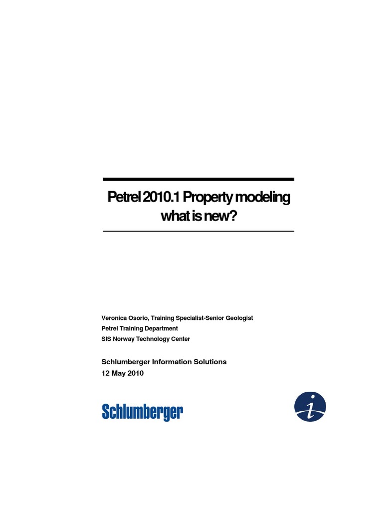 Petrel 2010 Property Modeling - 5047465 - 01 | PDF | 3 D Computer Graphics | Simulation