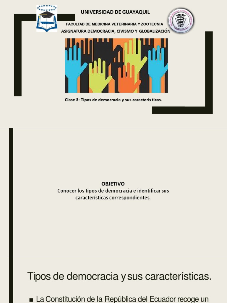 Clase 3.tipos de Democracia y Sus Caracteristicas | PDF