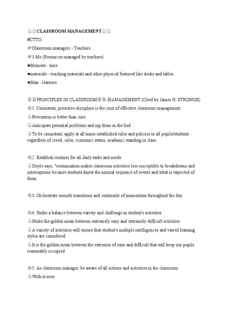 ??classroom Management?? | PDF | Classroom | Classroom Management