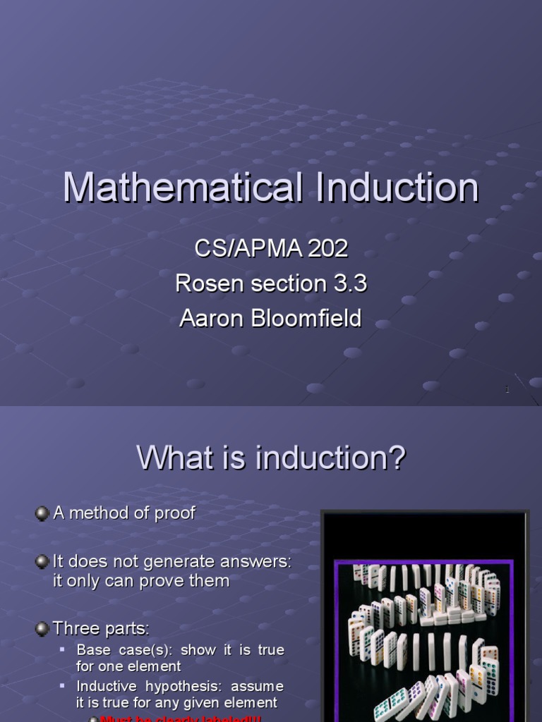 17 Mathematical Induction | PDF | Logical Consequence | Mathematical Logic