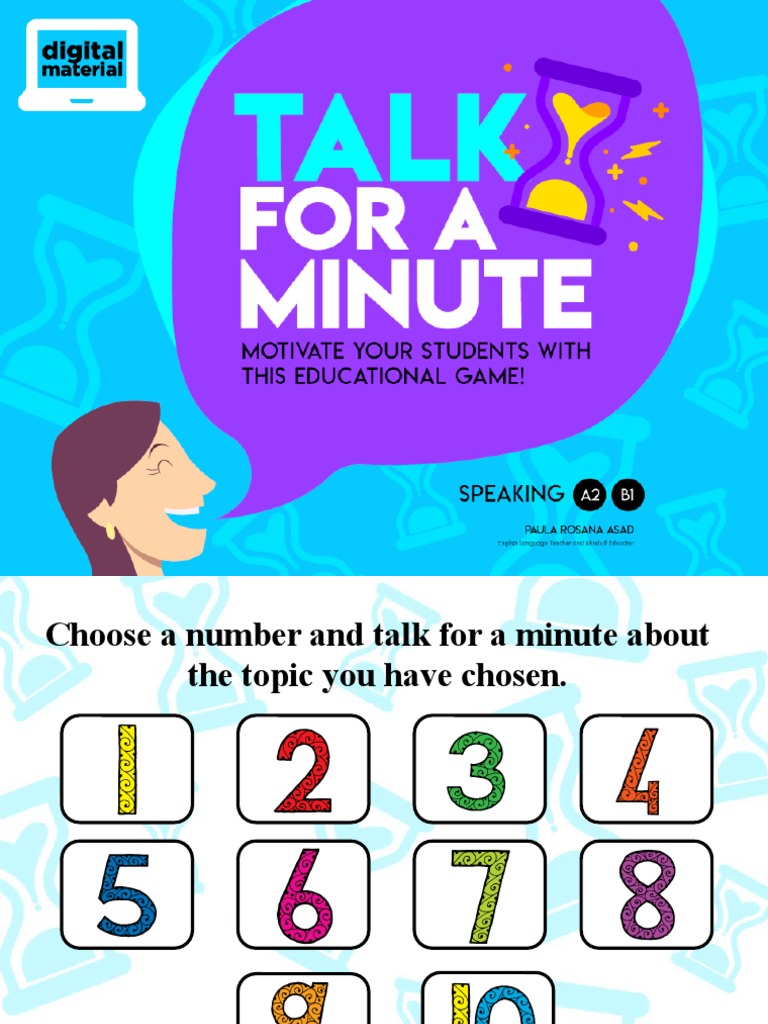 Talk For A Minute | PDF