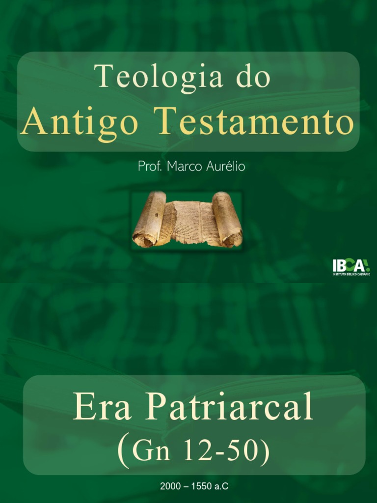 Aula 4 - Era Mosaica | PDF | Abraão | Isaac