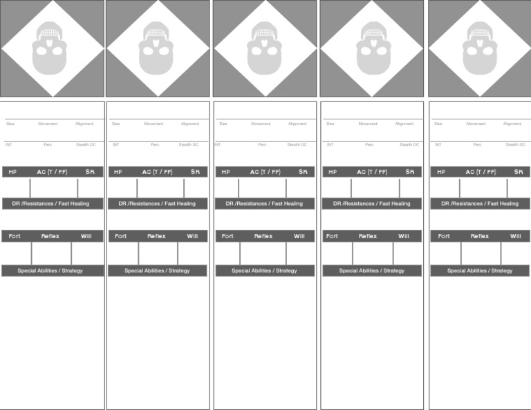 Monster Cards | PDF