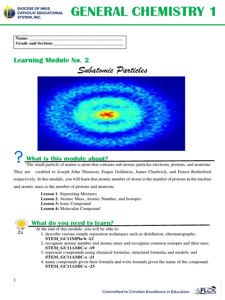 Subatomic Particles and Mixture Separation | PDF | Neutron | Ion