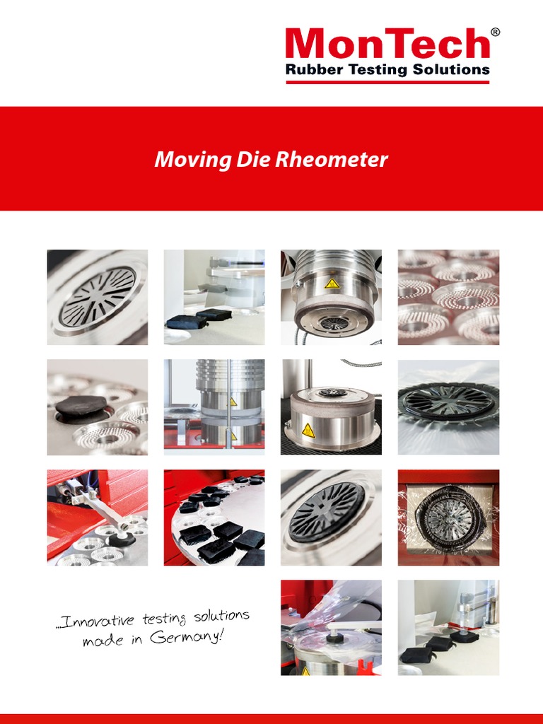MonTech Moving Die Rheometer Overview | PDF | Viscoelasticity | Applied ...