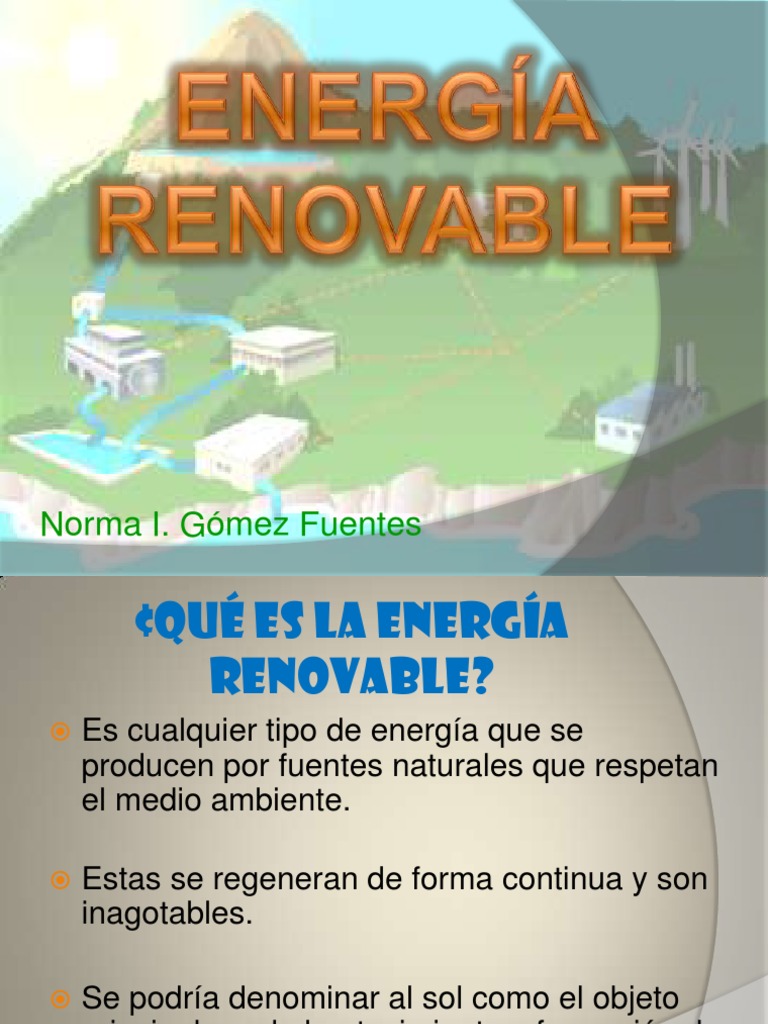 Una introducción completa a las energías renovables: sus tipos ...