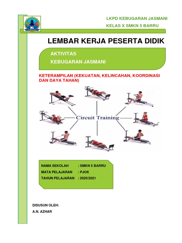 LKPD Kebugaran Jasmani Belndeed Pengetahuan | PDF