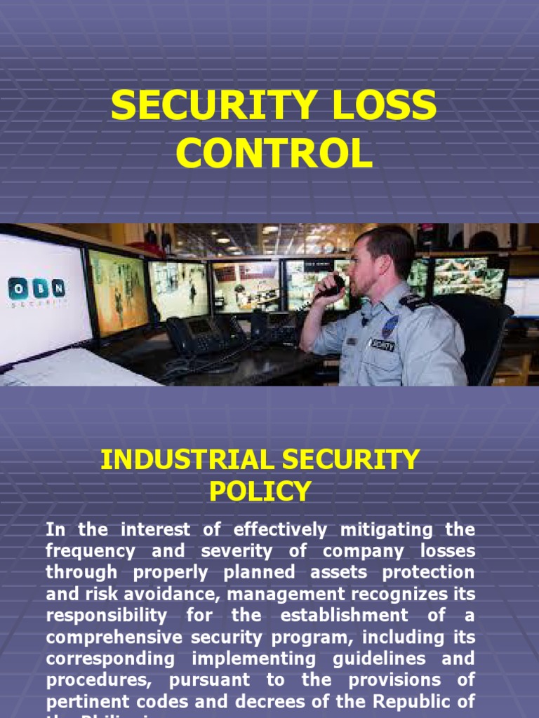Security Loss Control | PDF