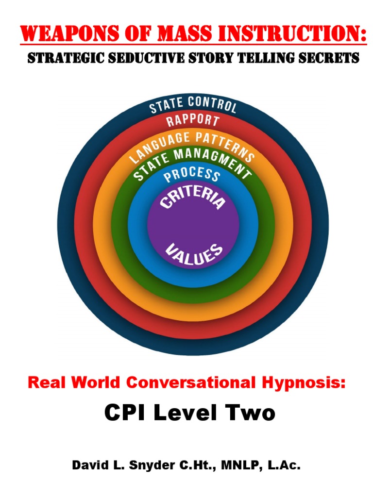 David Snyder CPI 2 (Storytelling) Notes | PDF | Psychology ...