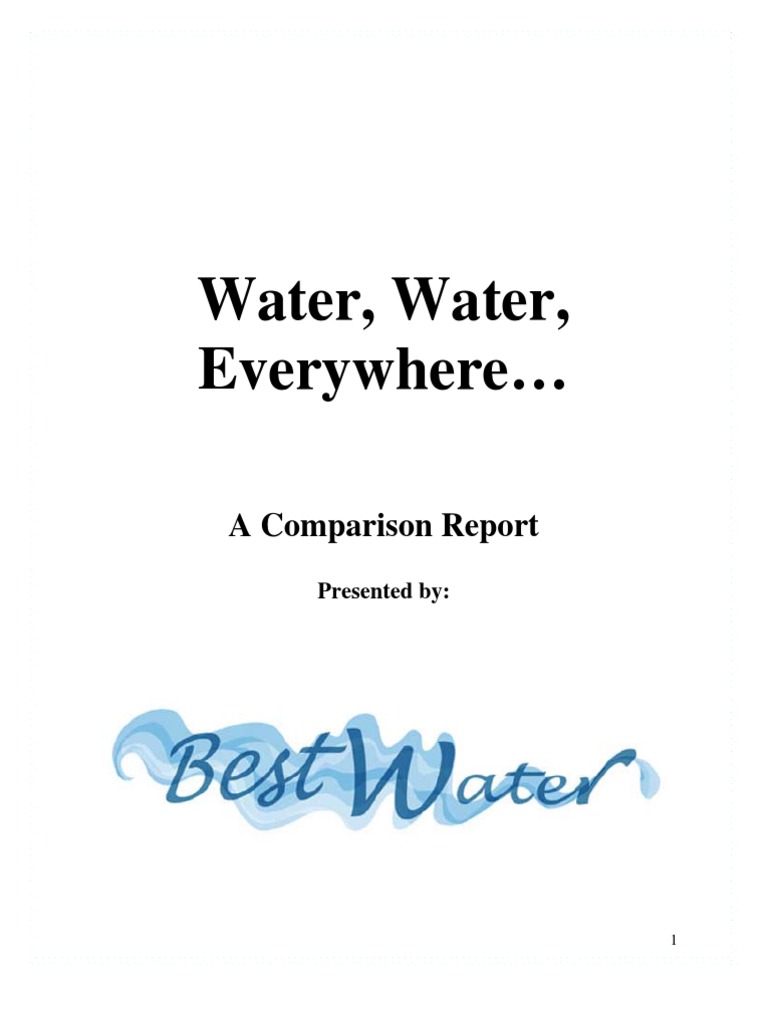 Water Water Everywhere | PDF
