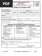Placement Registration Form - 2023-2025 - Batch | PDF