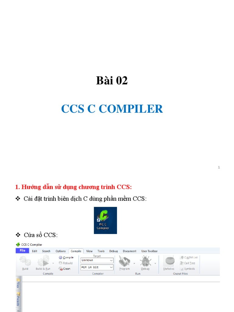 VDK02 - CCS C Compiler (ThangTV) | PDF