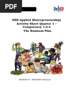 Activity Sheet Entrep | PDF | Entrepreneurship | Teachers