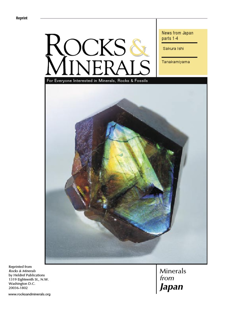 Japan Rocks & Minerals | Download Free PDF | Minerals | Mining