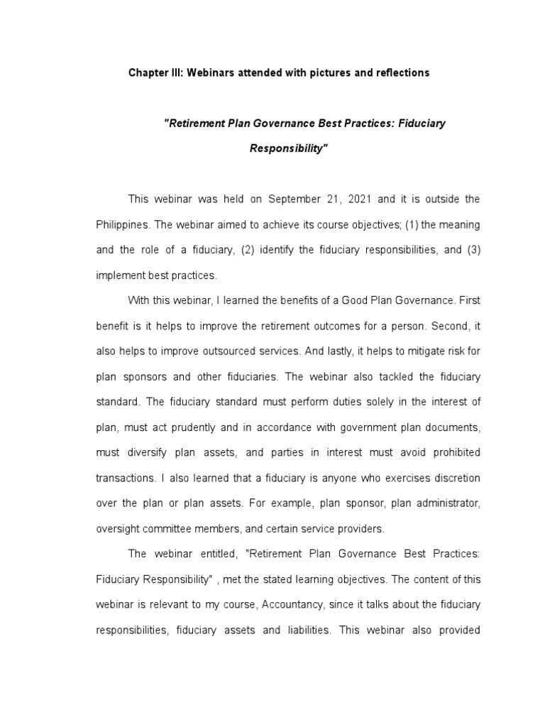 Chapter III: Webinars Attended With Pictures and Reflections | PDF | Malware | Computer Security