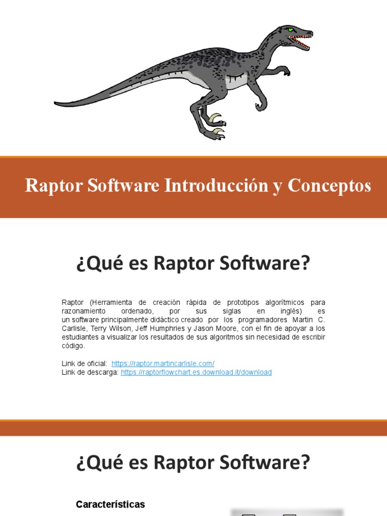 Raptor | PDF | Lenguaje de programación | Algoritmos