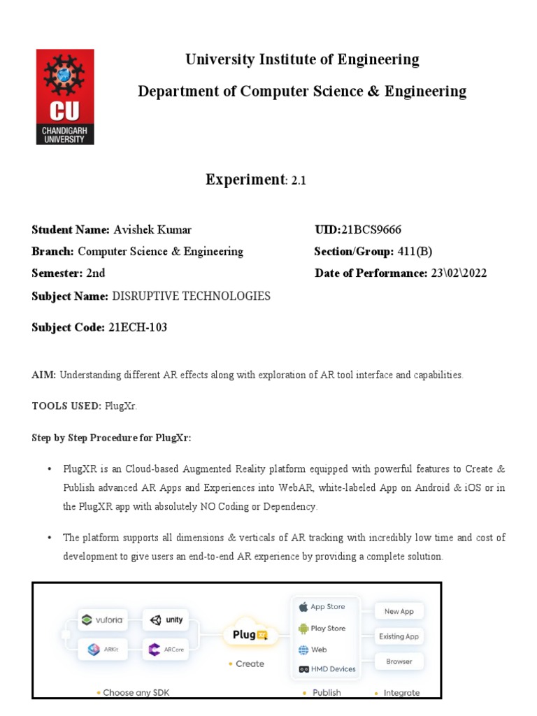 Sample Worksheet | PDF | Engineering | Augmented Reality