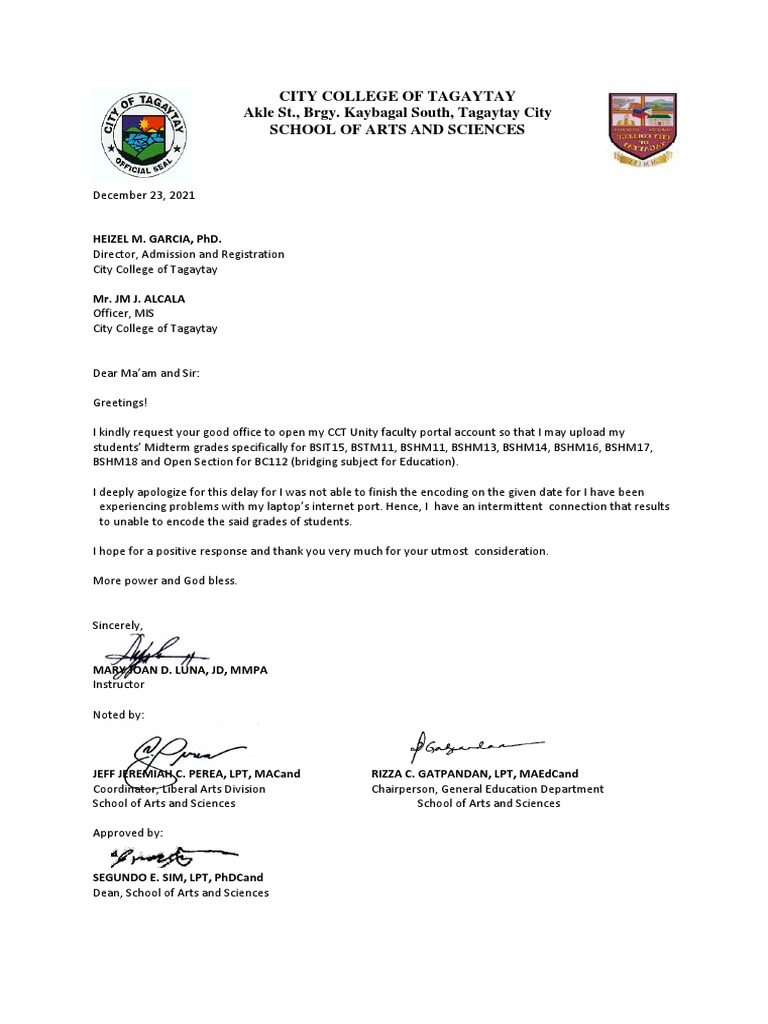 Late Encoding Letter | PDF