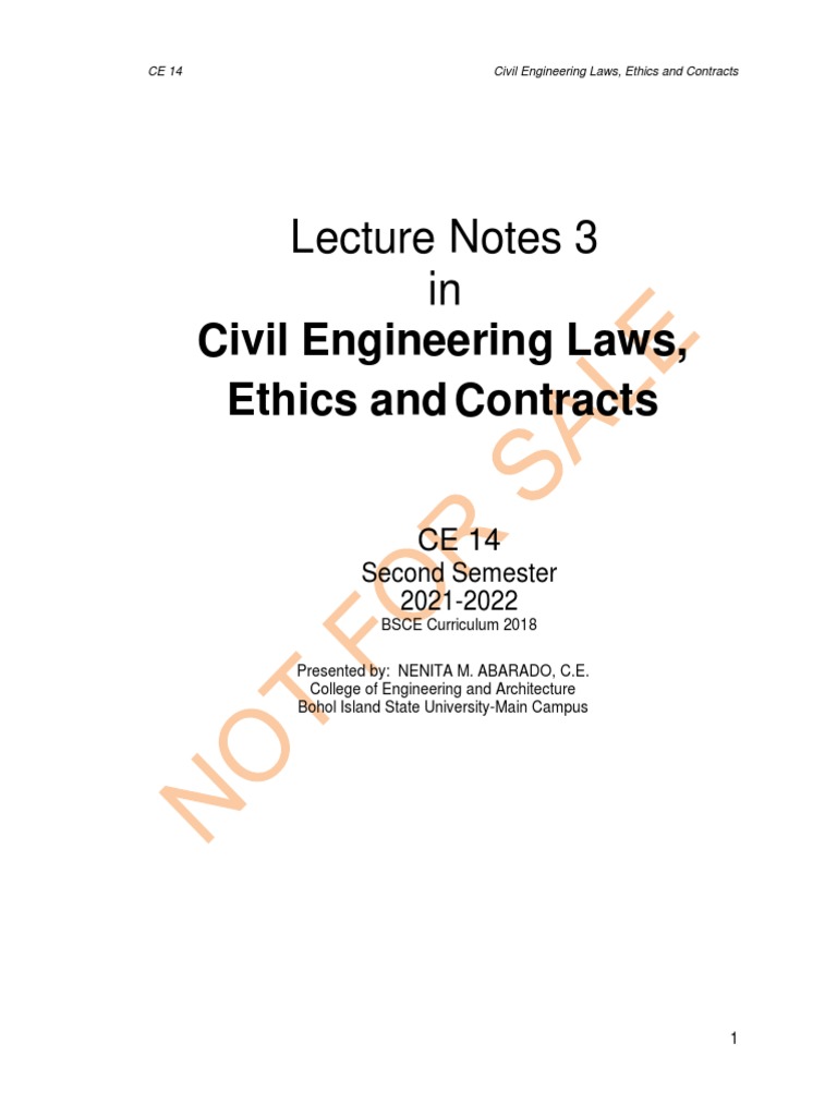 Classification of Civil Engineering Services: An Overview of ...