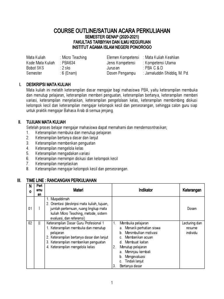 SAP Micro Teaching | PDF