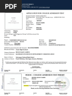 Bicol University BUCET Application Form | PDF