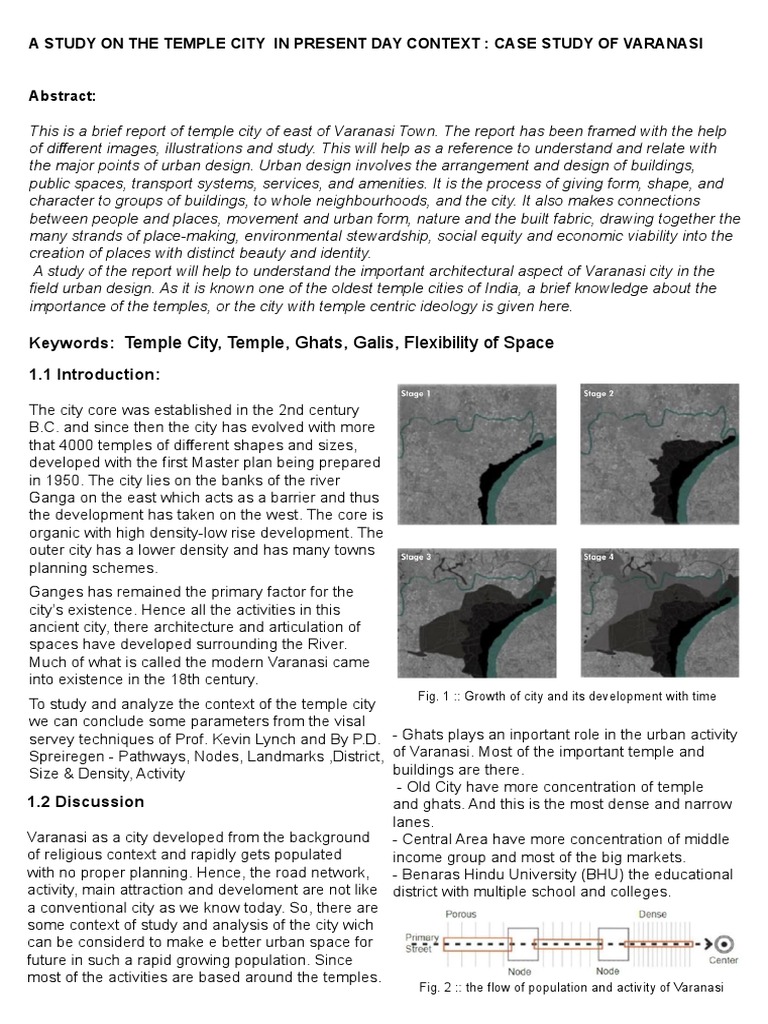 Case Study of Urban Development of Banaras | PDF