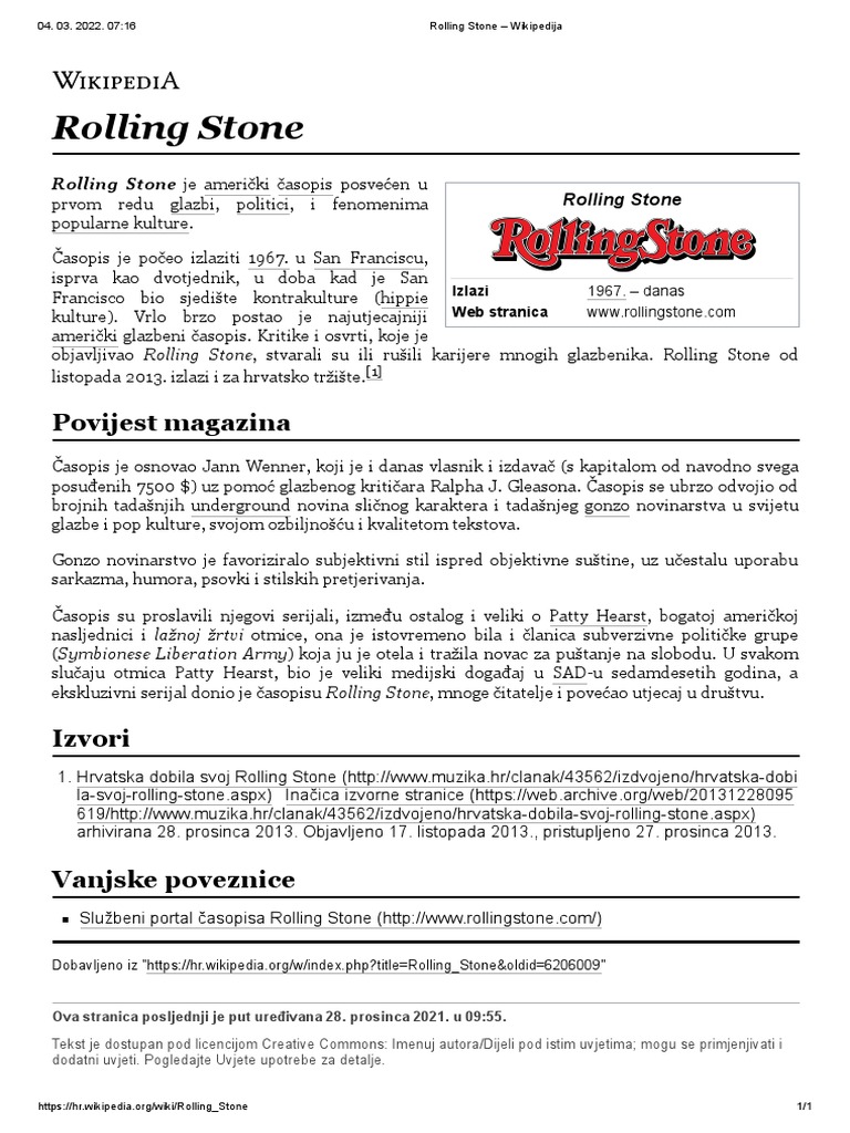 Rolling Stone | PDF