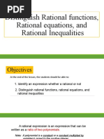 General Mathematics - Grade 11 Rational Function, Rational Equation and ...