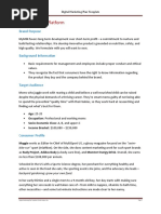 Calmsun Marketing Campaign Strategy | PDF | Marketing | Brand
