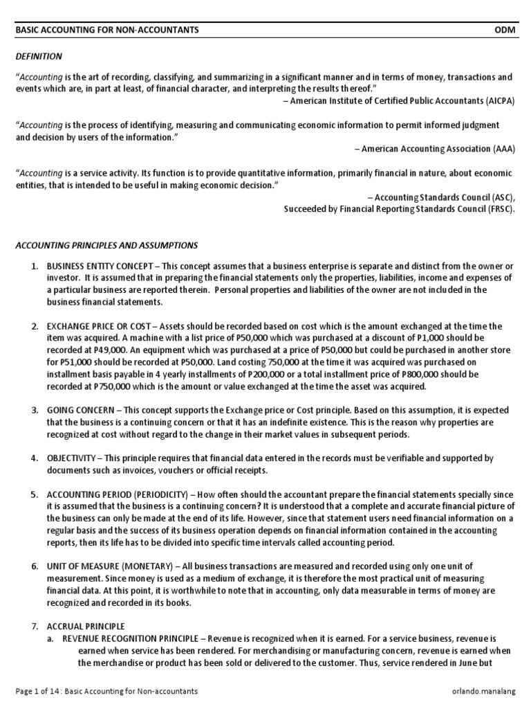 Basic Accounting | PDF | Debits And Credits | Expense