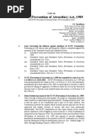 SC/ST Prevention of Atrocities Act 1989 | PDF | Crime & Violence | Crimes