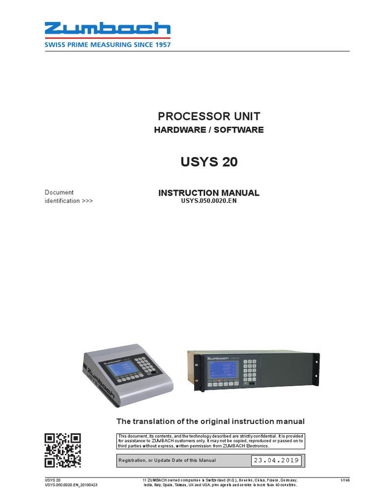 Usys20 Usys.050.0020.en | PDF