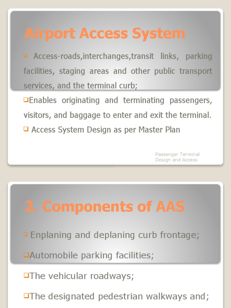 Airport Access System Overview | PDF | Airport | Public Transport