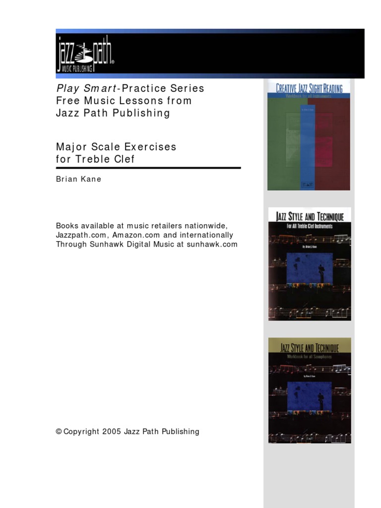 Major Scale Exercises-Jazz Path | PDF