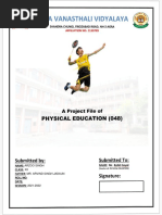 Badminton Sports Project | PDF | Racquet Sports | Athletic Sports