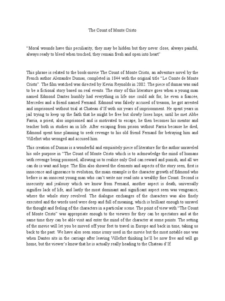The Count of Monte Cristo | PDF | The Count Of Monte Cristo
