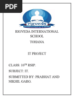 Class X Computer Project Report | PDF | Html Element | World Wide Web