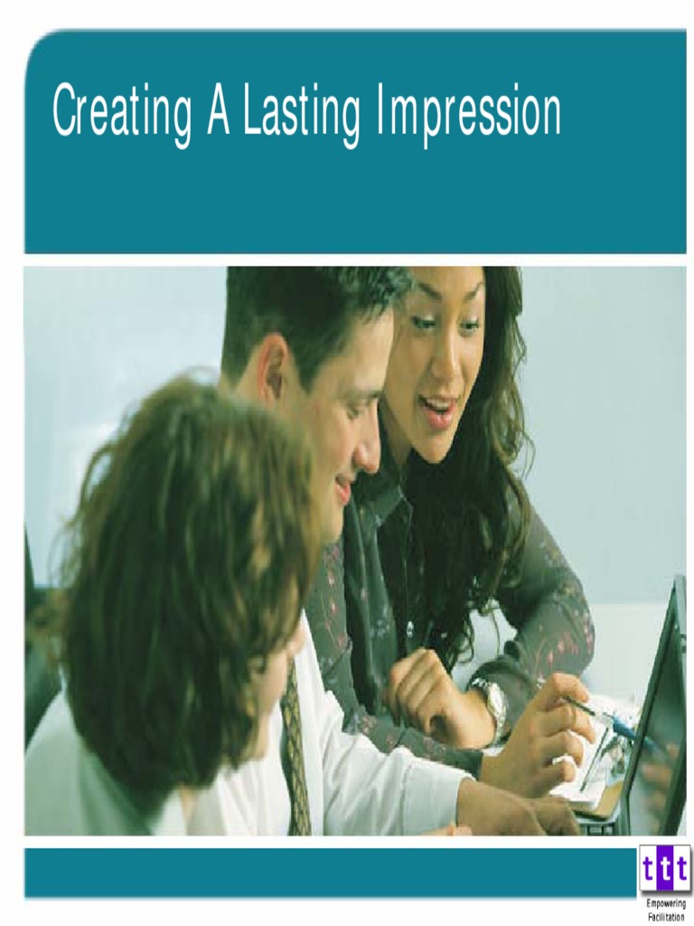 Creating A Lasting Impression | PDF | Career & Growth