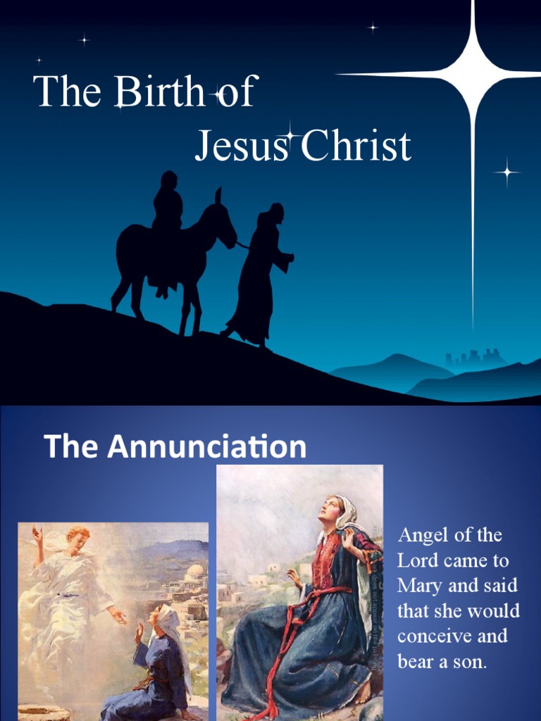 The Birth of Jesus Christ: A Detailed Account | PDF | Jesus | Nativity ...