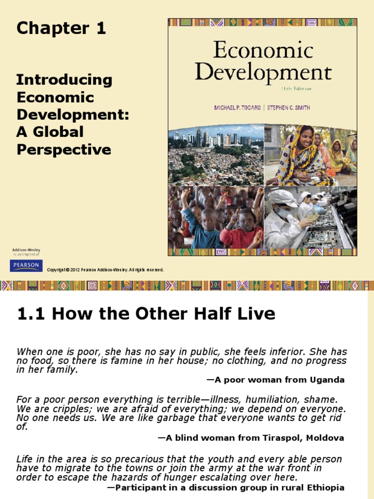 Chapter 1 Introducing Economic Development | PDF | Millennium ...