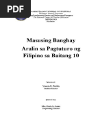 Pagtuturo NG Panitikan, Lesson Plan | PDF
