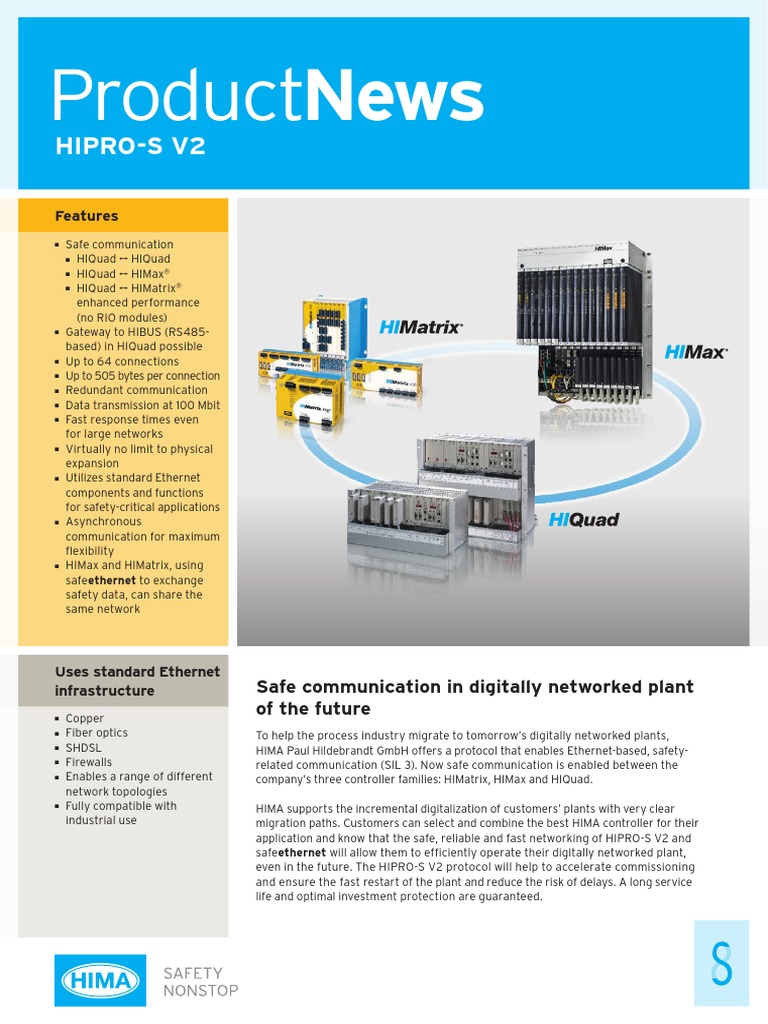 ProductNews - HIPRO-S V02 - V1 - 0615 - E | PDF | Computer Network ...