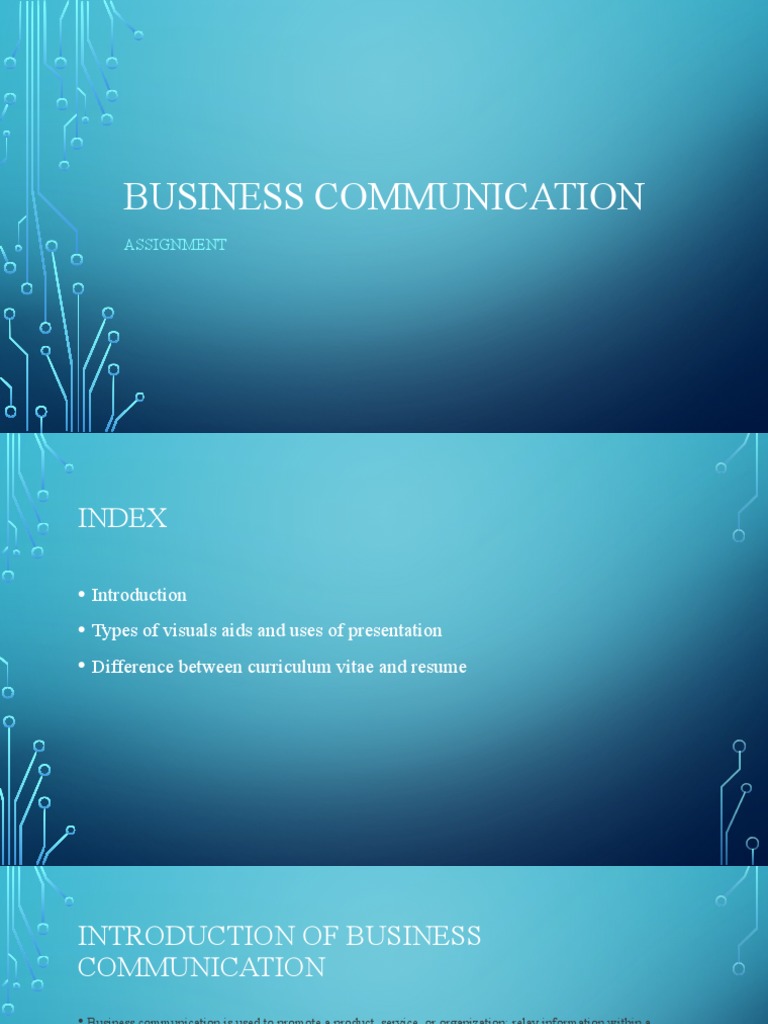 Communication Pitch Deck | PDF