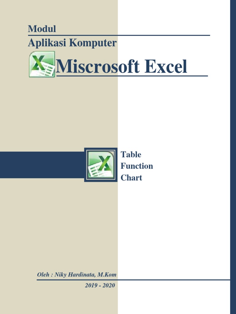 Aplikasi Komputer - 5 (Ms Excel) | PDF