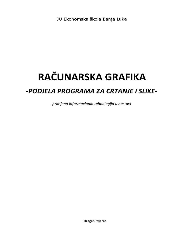 Tema 3 Racunarska Grafika | PDF