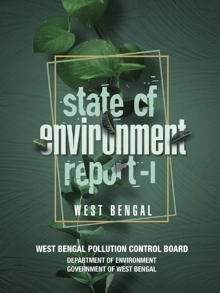 WB State Environment Report VOL - 1 | PDF | Greenhouse Gas | Carbon Dioxide