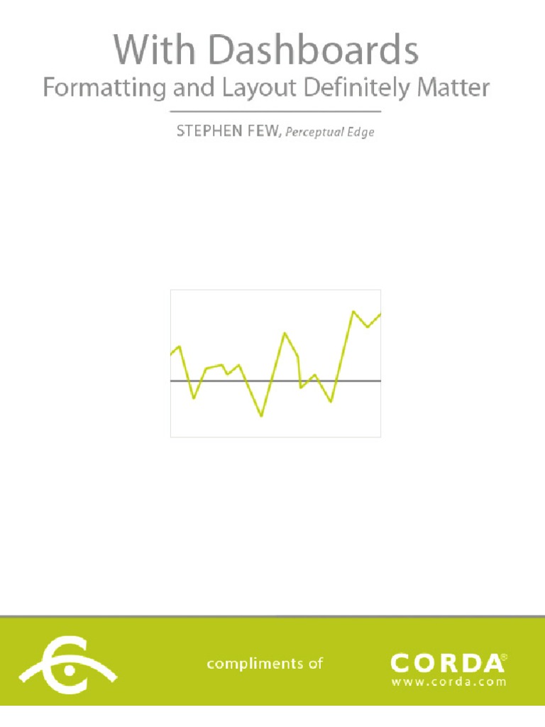 With Dashboards Formatting and Layout Definitely Matter by Stephen Few ...