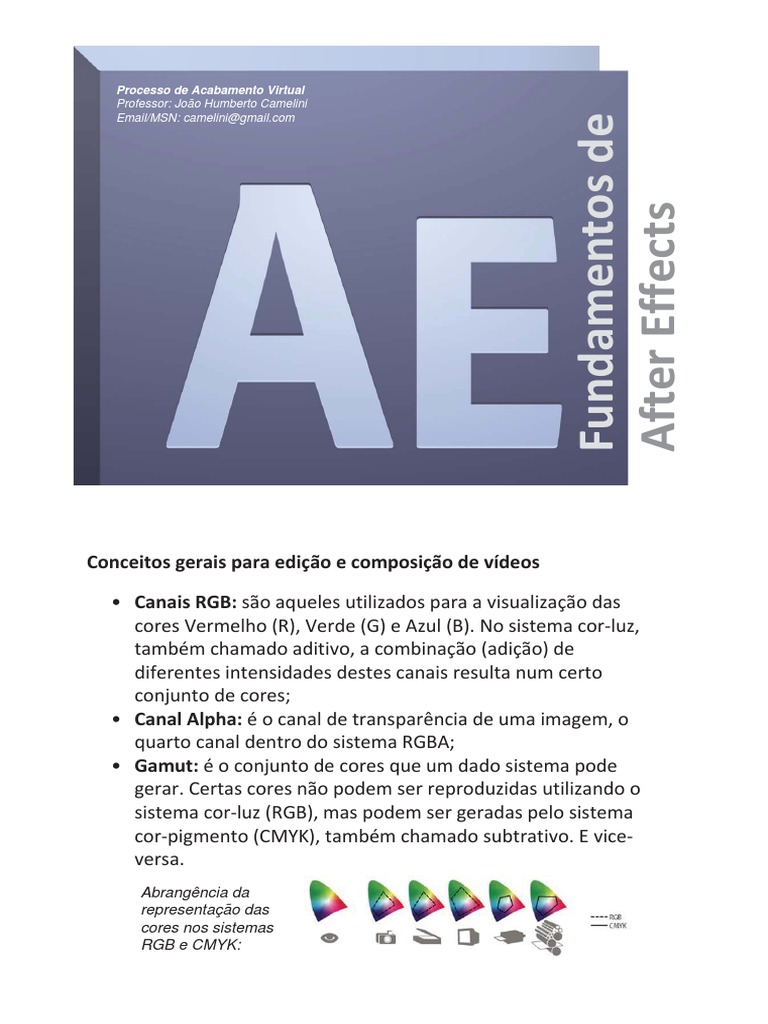 After Effects - Apostila Básica | PDF