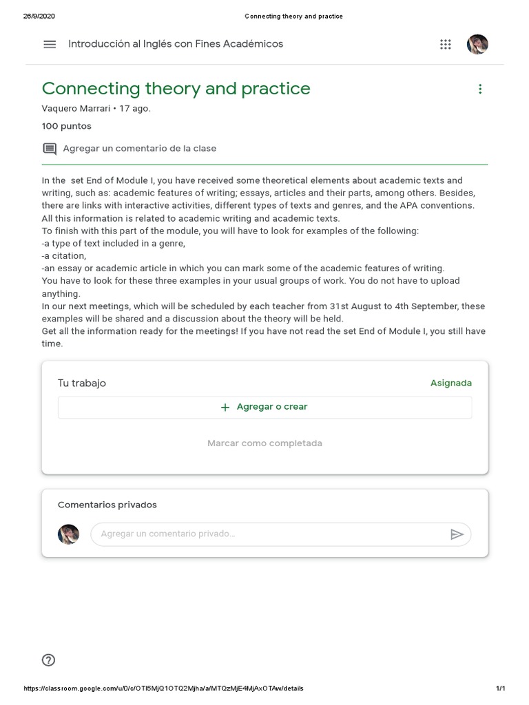 Connecting Theory and Practice | PDF | Career & Growth
