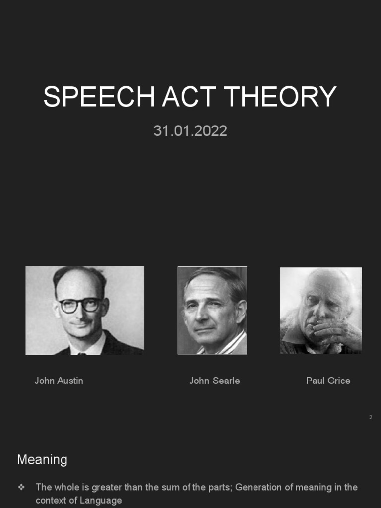 Understanding Speech Act Theory: Locutionary Acts, Illocutionary Acts ...